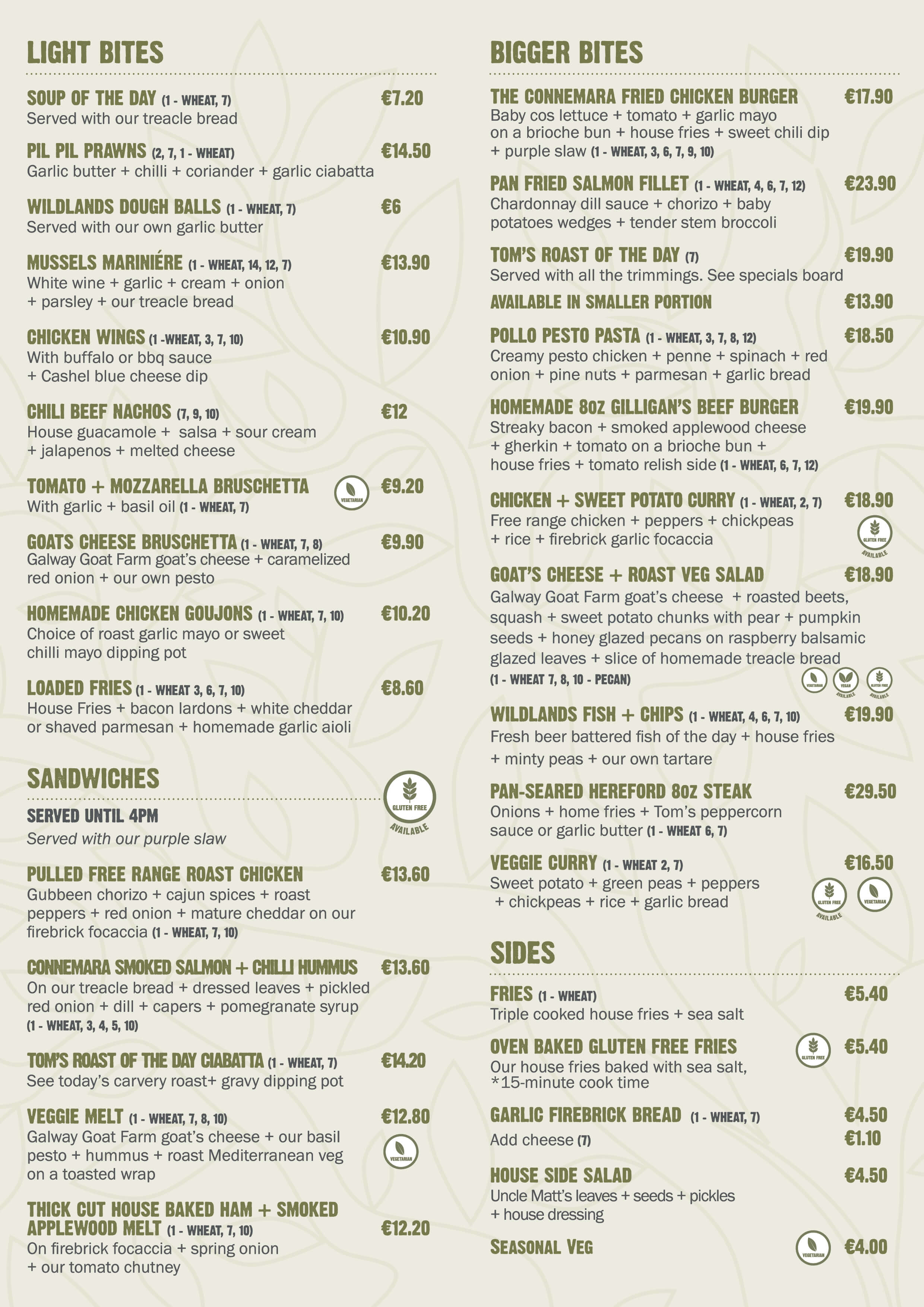 Eat at Wildlands | Wildlands Restaurant